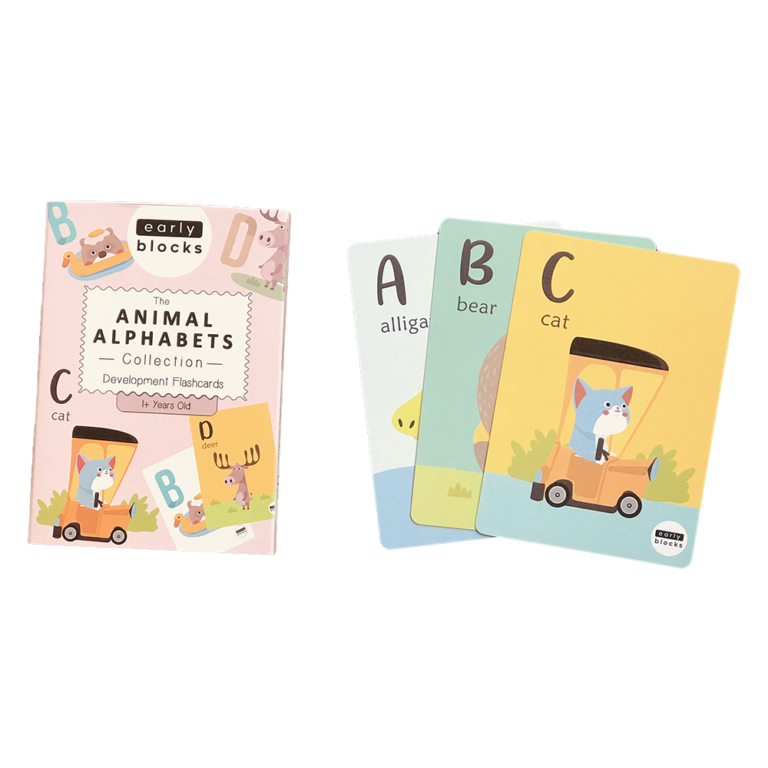 Early Blocks Animal Alphabet Collection | 26 Flashcards | Learn Animals ...